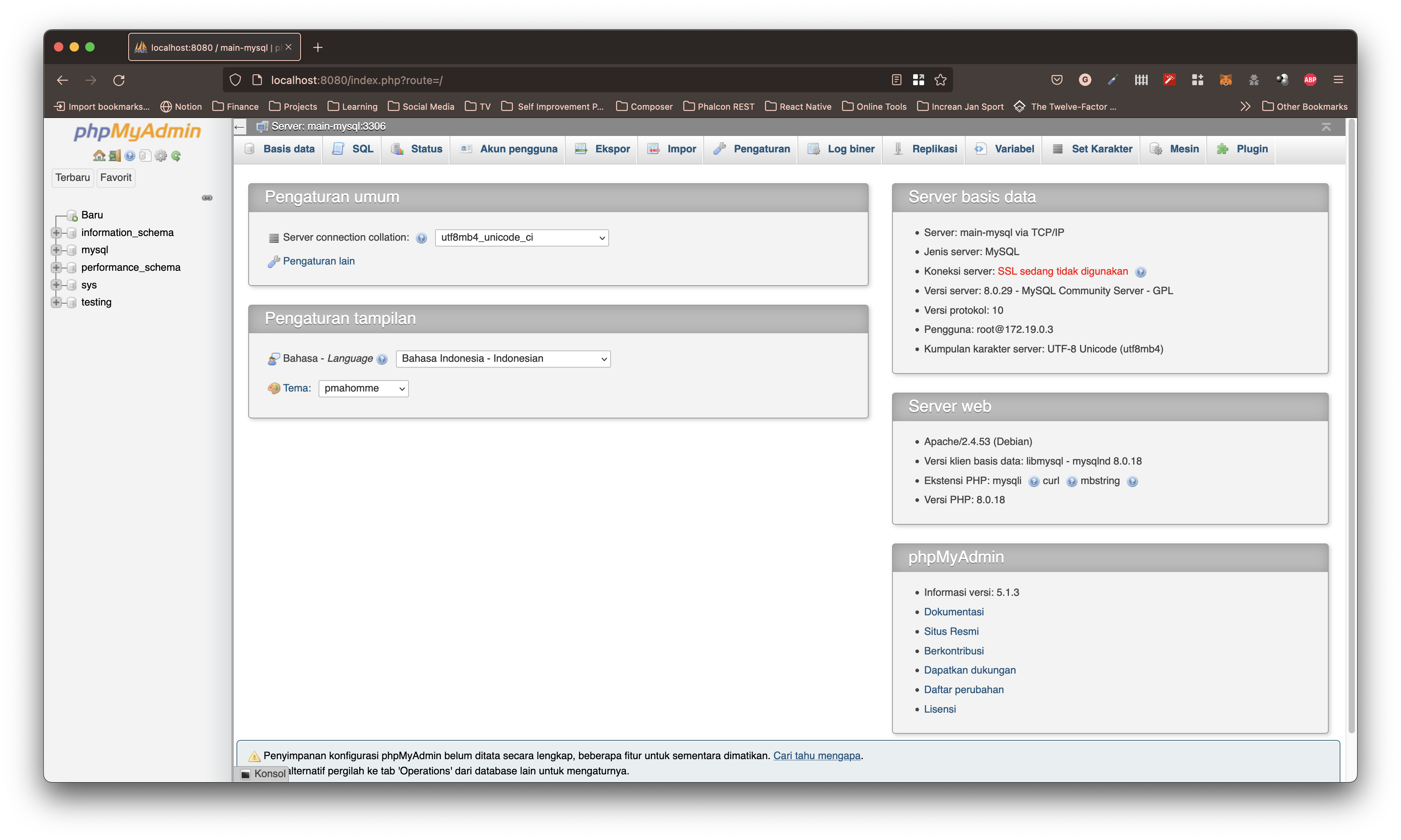 Membuat Docker Container Phpmyadmin Dengan Docker Compose Blog Rozikin